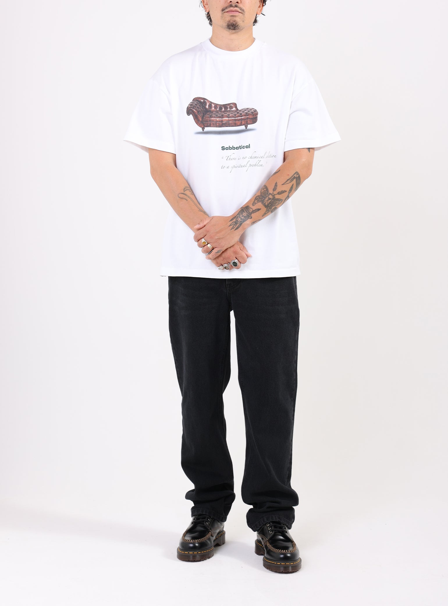 Sabbatical Therapy T-Shirt White – Sabbatical Vintage
